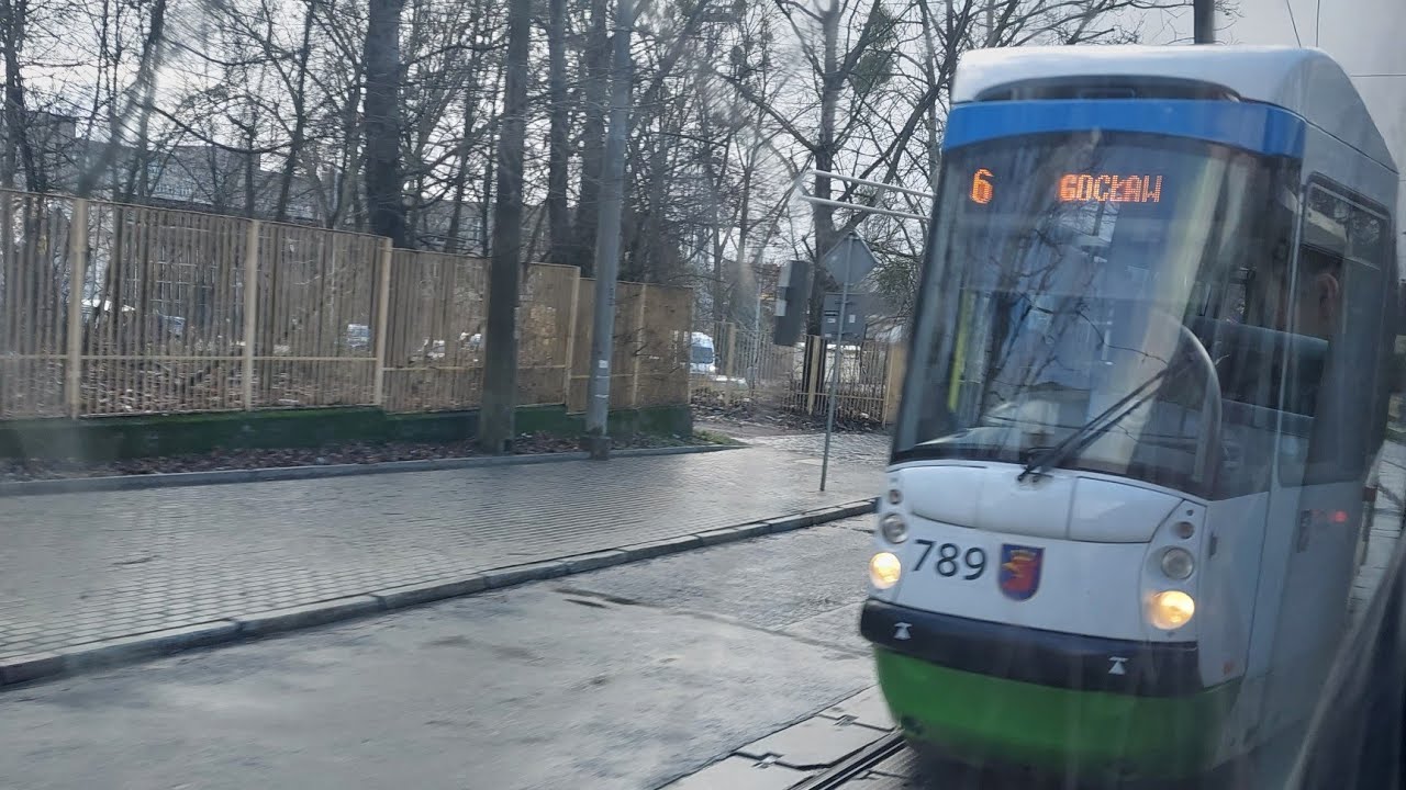 Tramwaje Szczecińskie - Konstal/Protram 105N2k/2000 #789+#793 - Linia ...