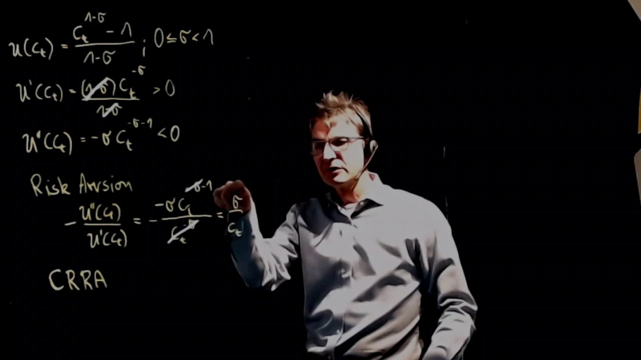Optimal consumption with a CRRA utility function - a lightboard ...