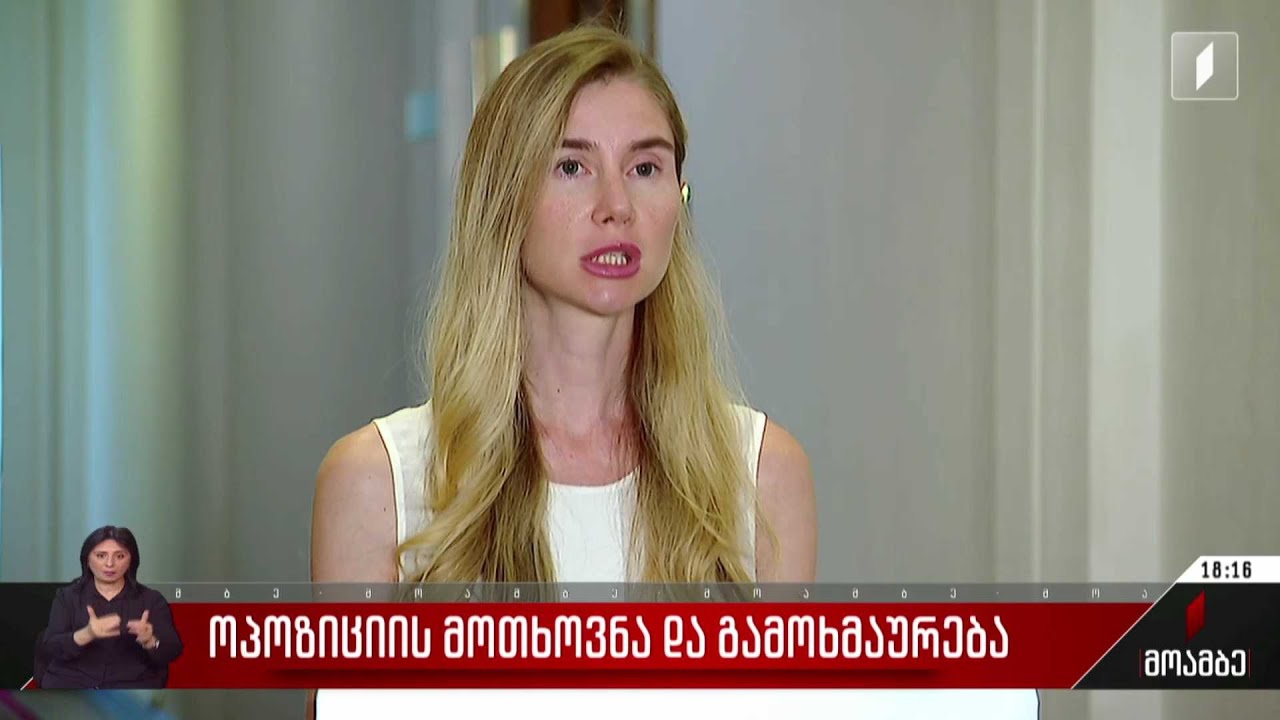 ოპოზიციის მოთხოვნა და გამოხმაურება Youtube