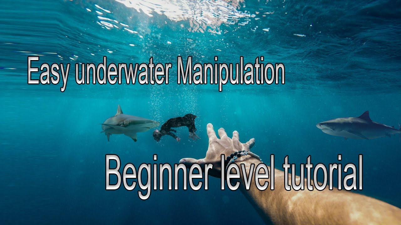 Under water photo manipulation - lady under water effect photo ...