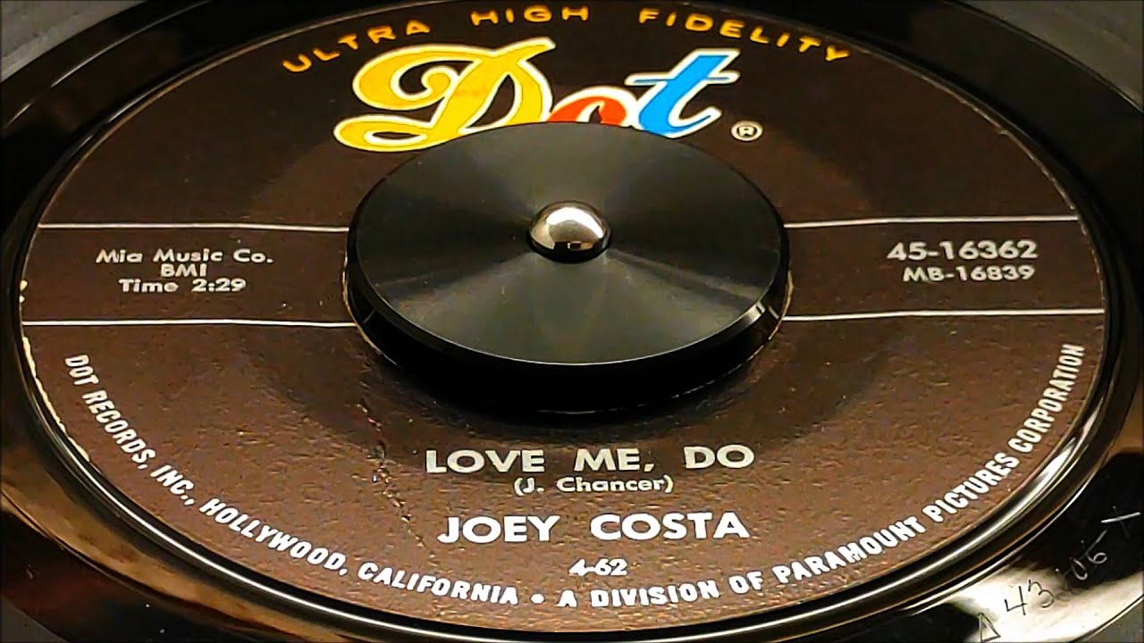 Joey Costa - Love Me, Do (1962) HD - YouTube