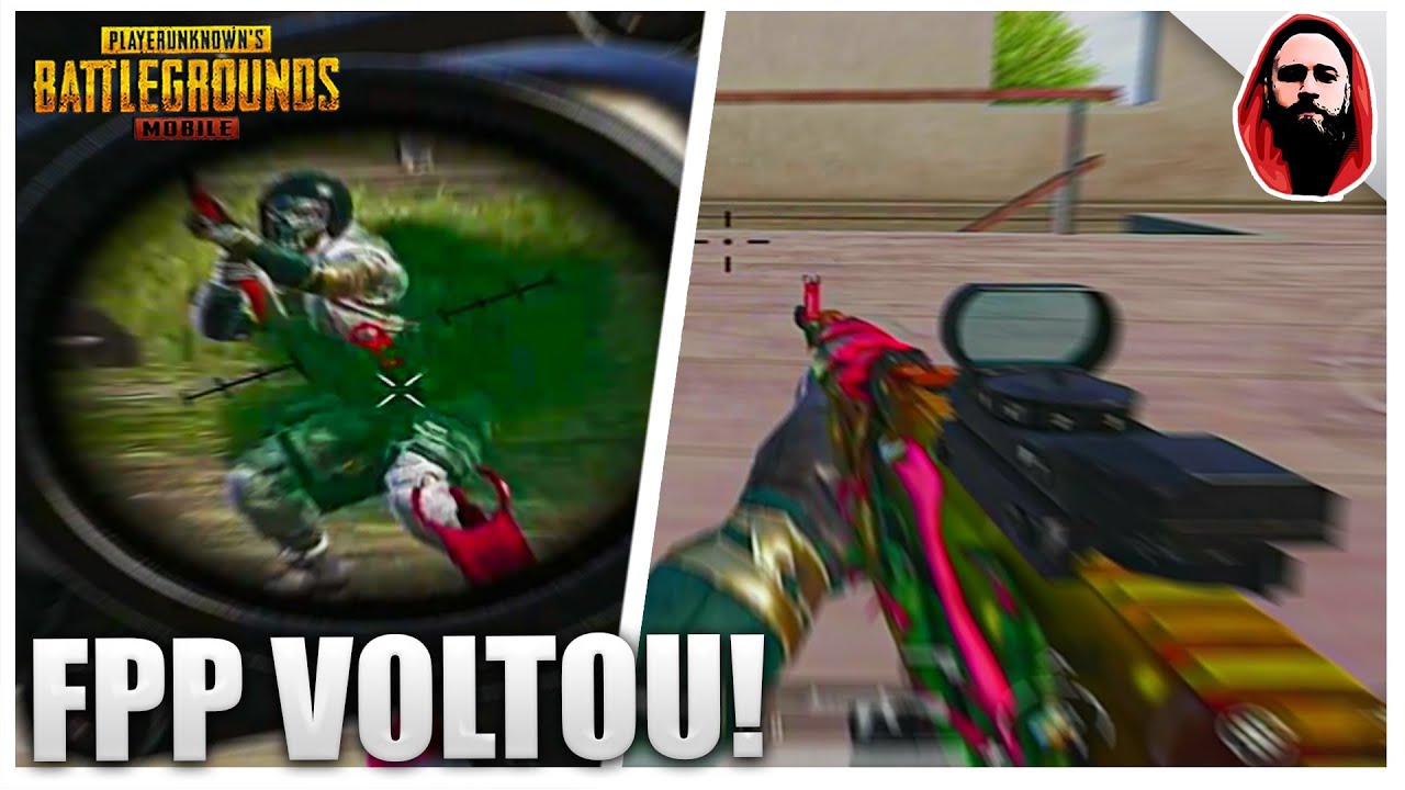 FPP DO PUBG MOBILE VOLTOU COM FORÇA! GAMEPLAY NO SERVER BR - YouTube