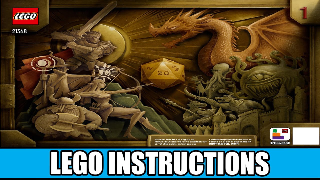 LEGO Instructions - Ideas - 21348 - Dungeons & Dragons: Red Dragon's ...
