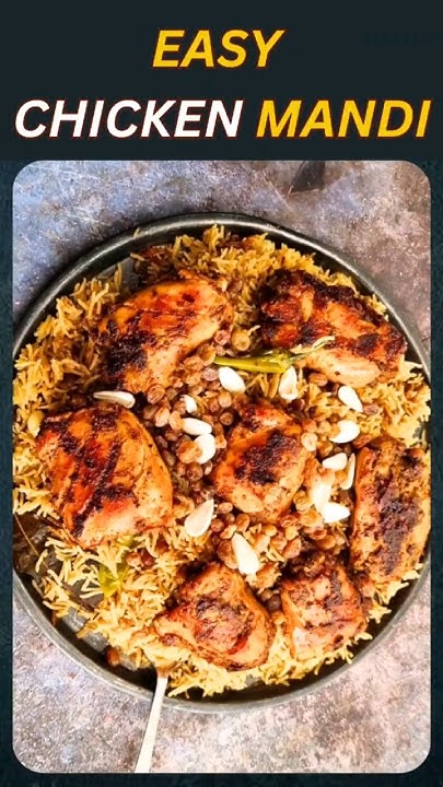 Arabian Chicken Mandi Recipe with Tasty Rice | Mandi Recipe With Rice # ...