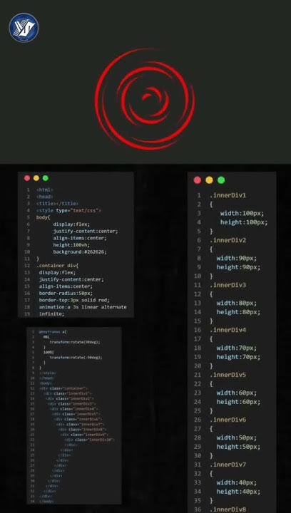 Animation Rotation Loading Using Html Css Javascript Coding