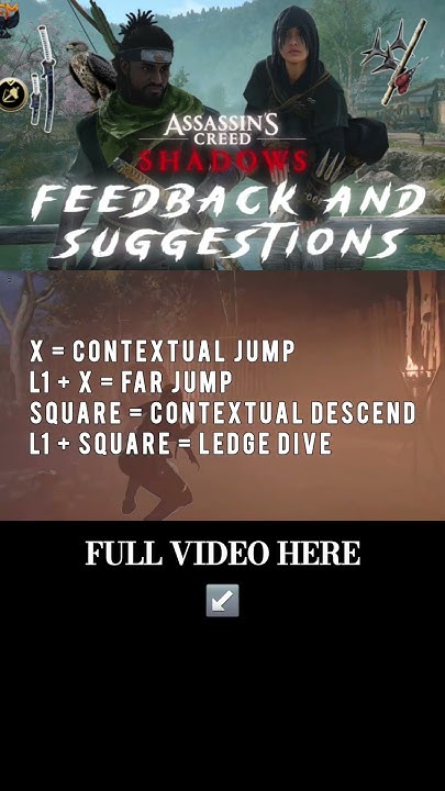 Assassin's Creed Shadows - Grappling Hook Feedback Part 2 #shorts - YouTube