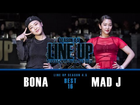 BONA (w) vs MAD Jㅣ Waacking Round of 16 ㅣ2018 LINE UP SEASON 4.5 - YouTube