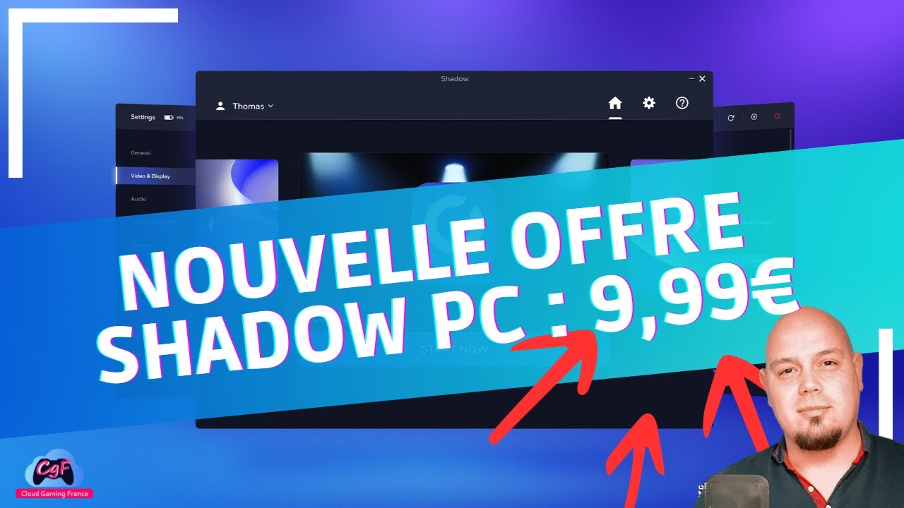 Une nouvelle offre à 9,99€ pour Shadow PC ! - YouTube
