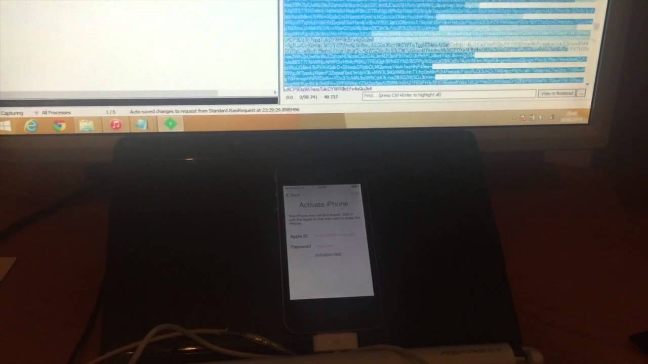 Icloud activation just with fiddler iphone 4S - YouTube