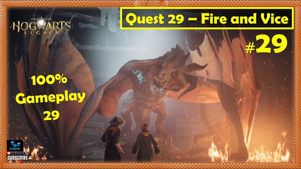 Hogwarts Legacy - Fire and Vice | Investigate Horntail Hall, Free the ...