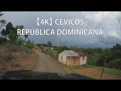 【4K】 Recorrido Por Cevicos, Sánchez Ramírez, República Dominicana - YouTube