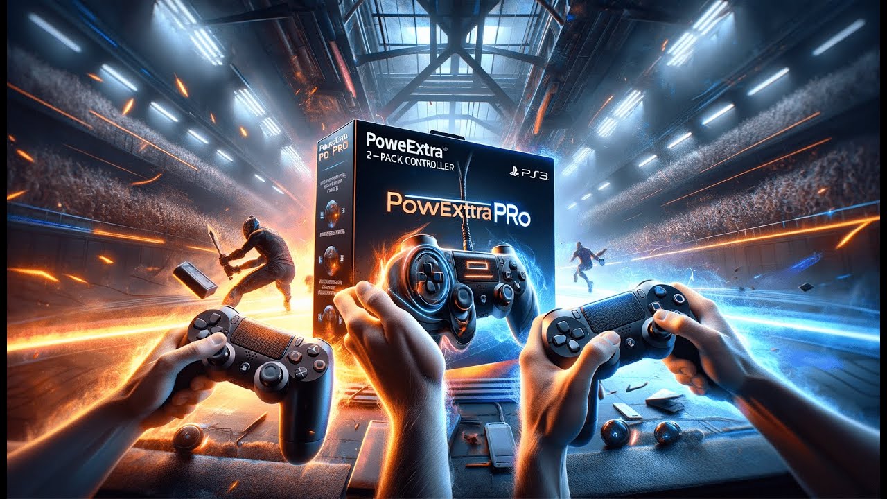 🎮 Powerextra Pro 2-Pack Controller for PS3 | Rechargeable Controller ...