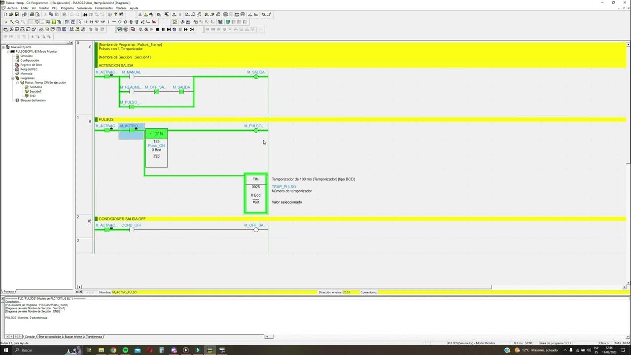 TUTORIAL | TEMPORIZACION CX PROGRAMMER OMRON - TODAS LAS FORMAS DE TIAPORTAL CON UN TEMPORIZADOR ...