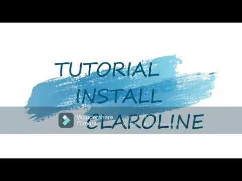 TUTORIAL INSTALL CLAROLINE - YouTube