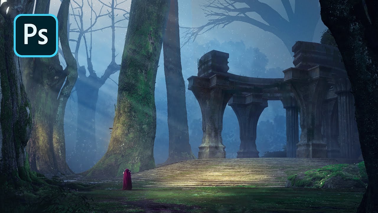 Fantasy Temple – Photoshop Manipulation Speed Art - YouTube