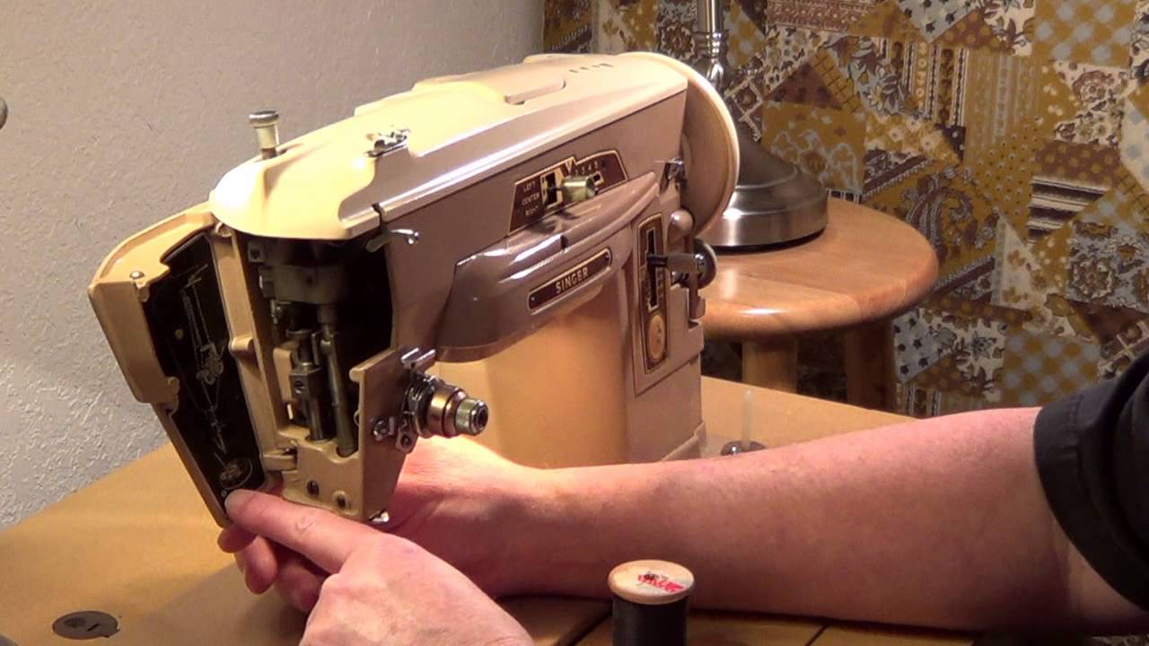 HELP Please Threading a 1950 Singer Sewing Machine - YouTube