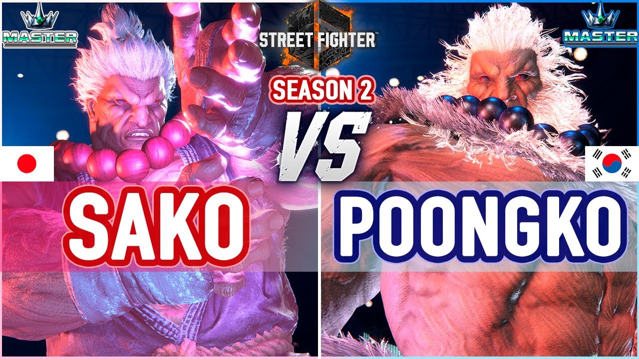 SF6 🔥 Sako (Akuma) vs Poongko (Akuma) 🔥 SF6 High Level Gameplay - YouTube