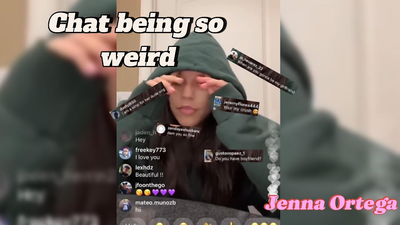 "Jenna Ortega" ,live, Chat is being so greedy!😈 - YouTube