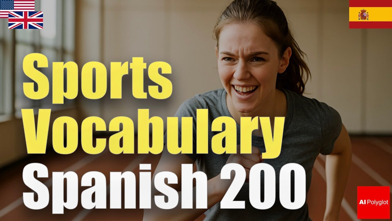 Sports Vocabulary Spanish 200 | Passive listening | Must-Know | with ...