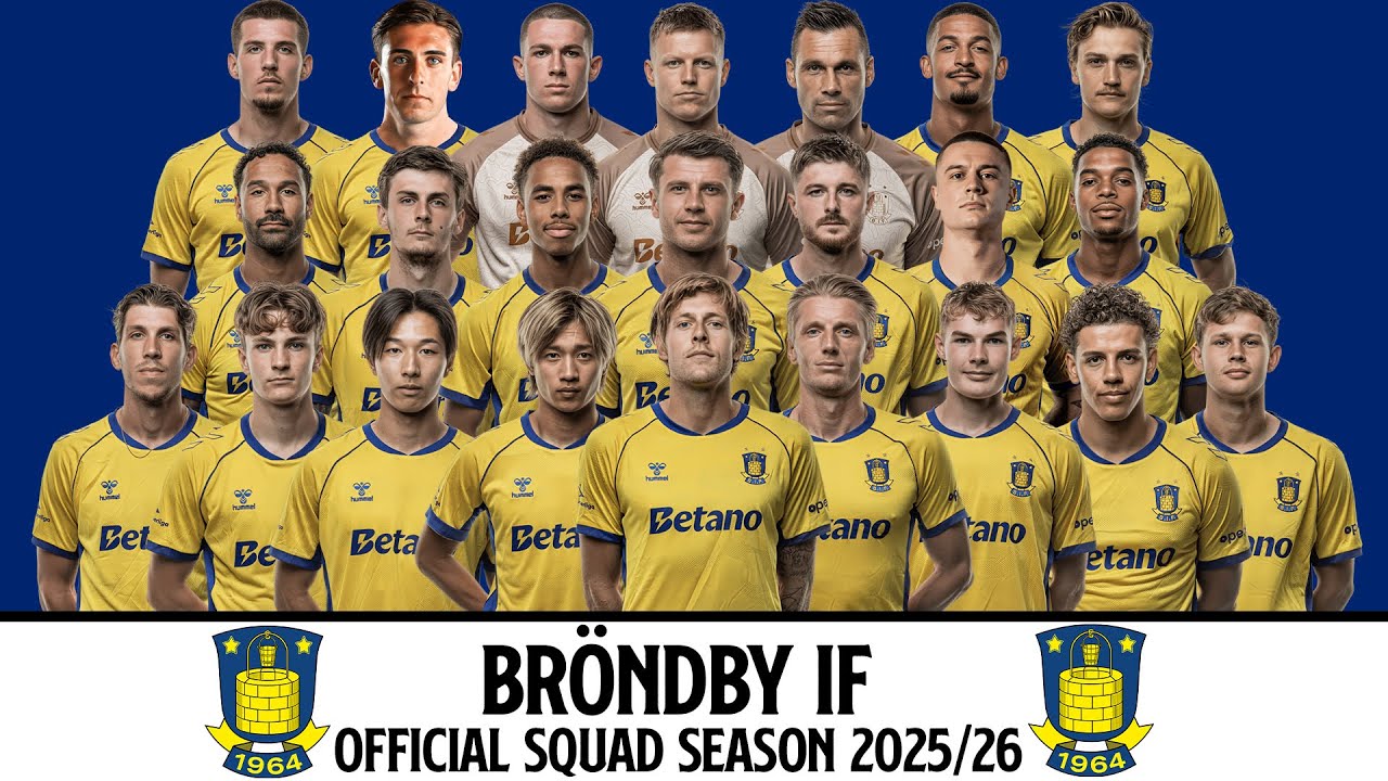 Bröndby IF Official Squad Season 2025/26 | Bröndby IF Squad 2025/26 ...