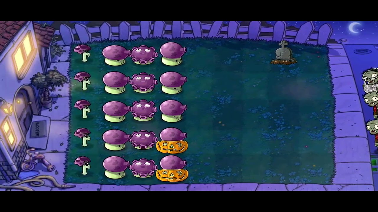 Plants vs zombie , Last stand Night ‼️🌛👻 - YouTube