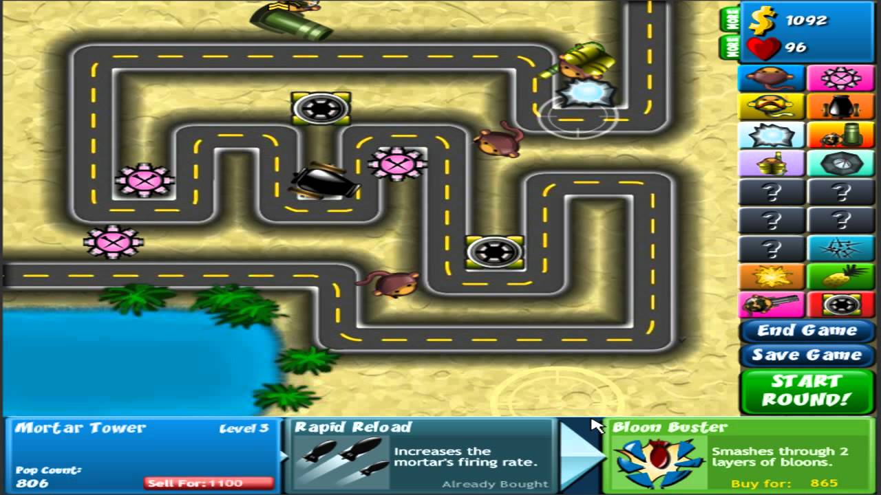 Let's Play Bloons Tower Defense 4 - YouTube
