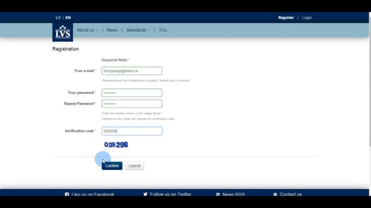LVS video tutorial - 1 - Registration - YouTube