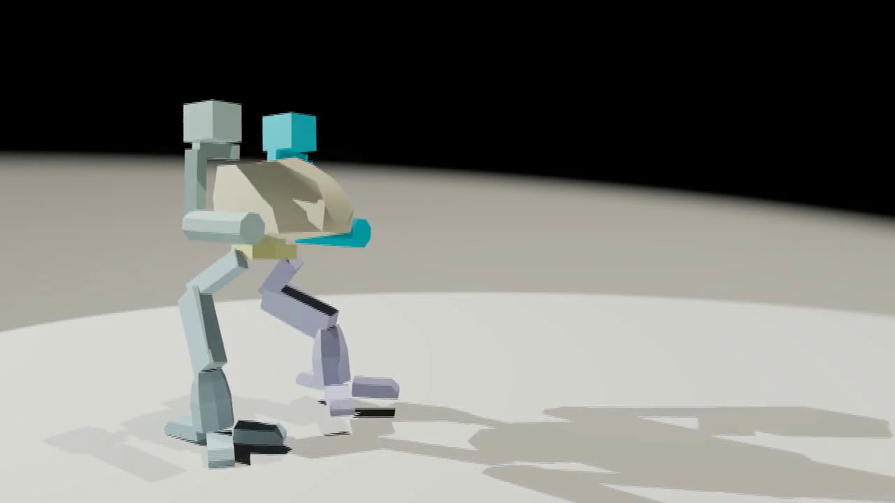 Mech walk animation - YouTube