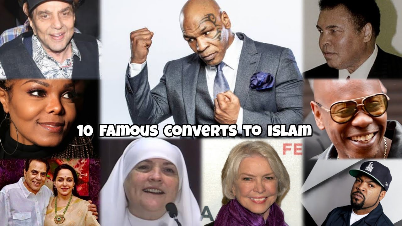 TOP 10 CHRISTIAN CELEBRITIES WHO REVERTED TO ISLAM - Watch till the end ...