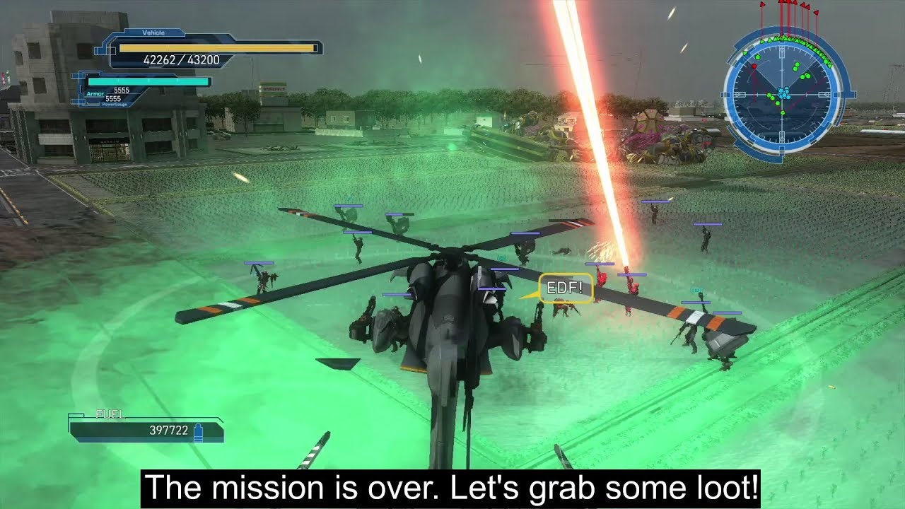 EDF Earth Defense Force 5 M 109 No. 11 - Ranger Inferno - YouTube