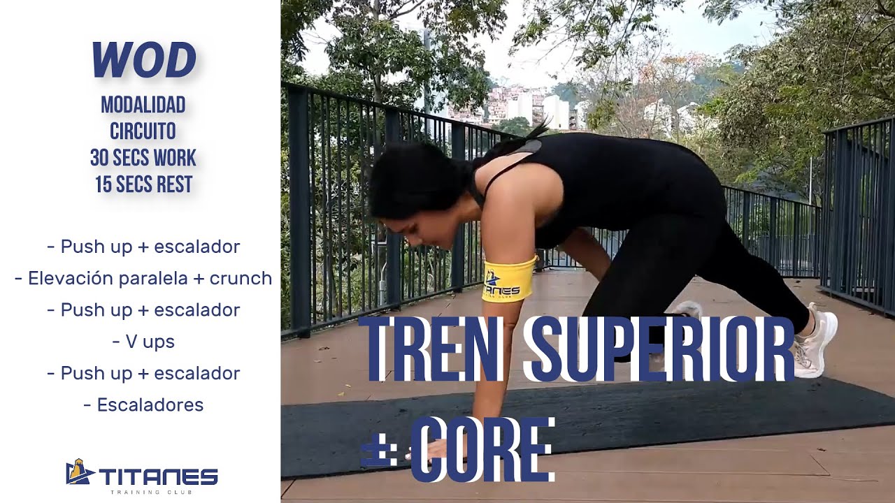 TITAN WOD TS10 / TREN SUPERIOR + CORE - YouTube
