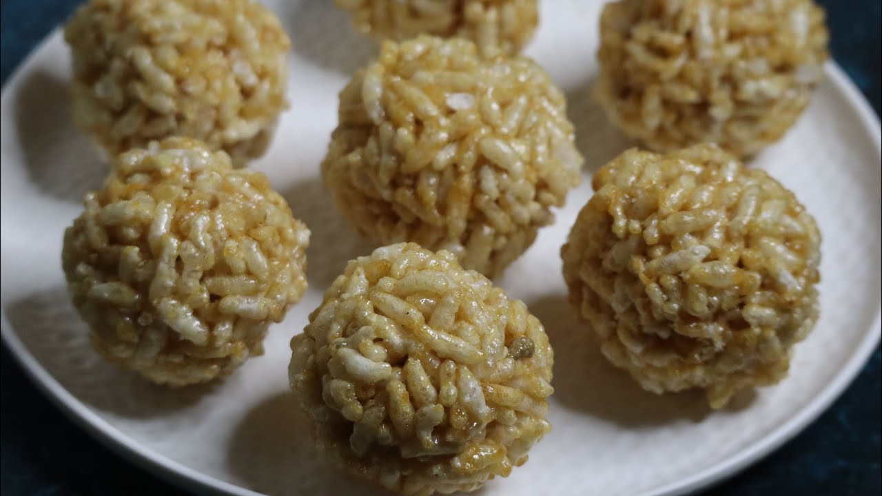 Murmura laddu Recipe | Puffed Rice Laddu | Easy & Quick Recipe | Pori ...
