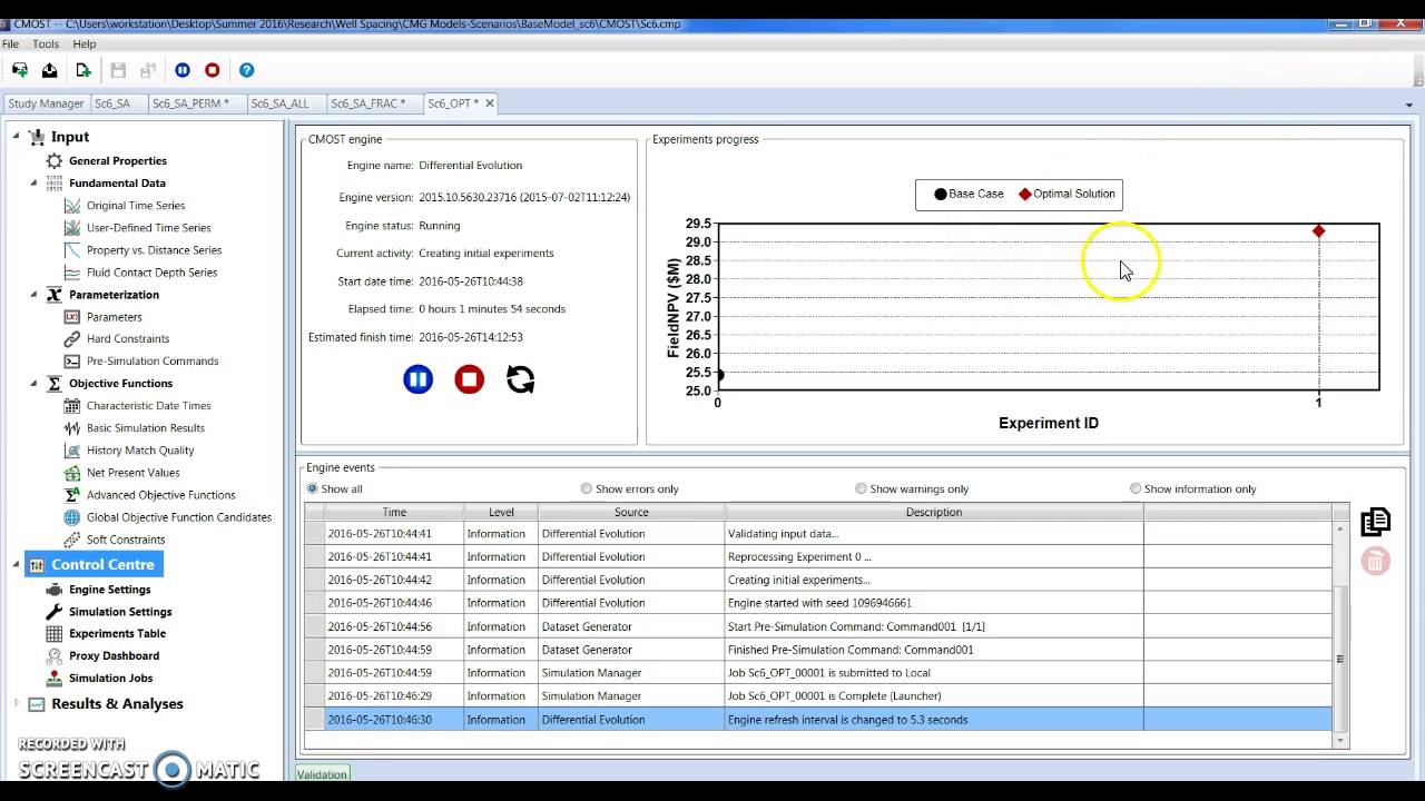 Optimization Using CMOST CMG - YouTube