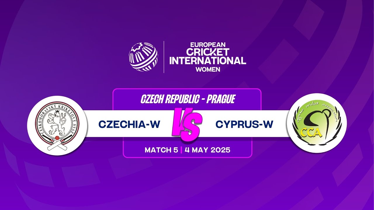 Match 5 - CZE-W vs CYP-W | Highlights | ECN Czechia-Cyprus T20IW, 2025 | 4 May 2025 | ECN25.021 ...