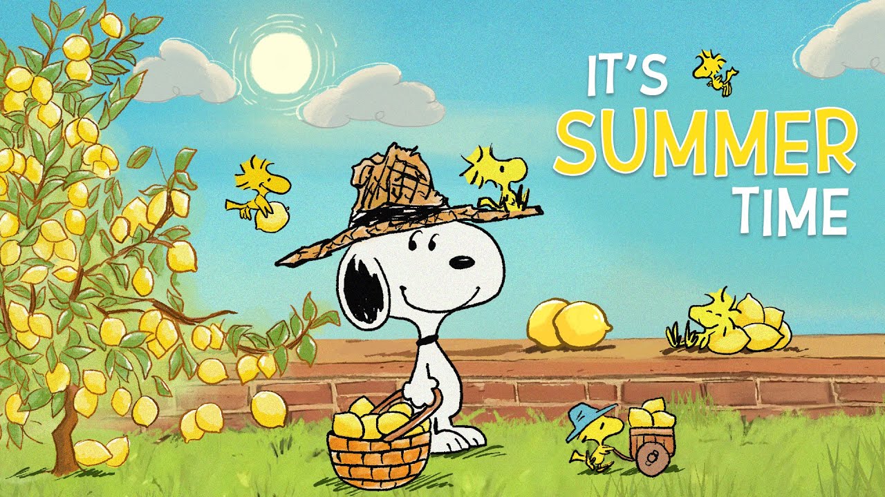 Golden Summer Jazz 🍋☀️ | Snoopy’s Sunny Day Grooves to Boost your Mood ...