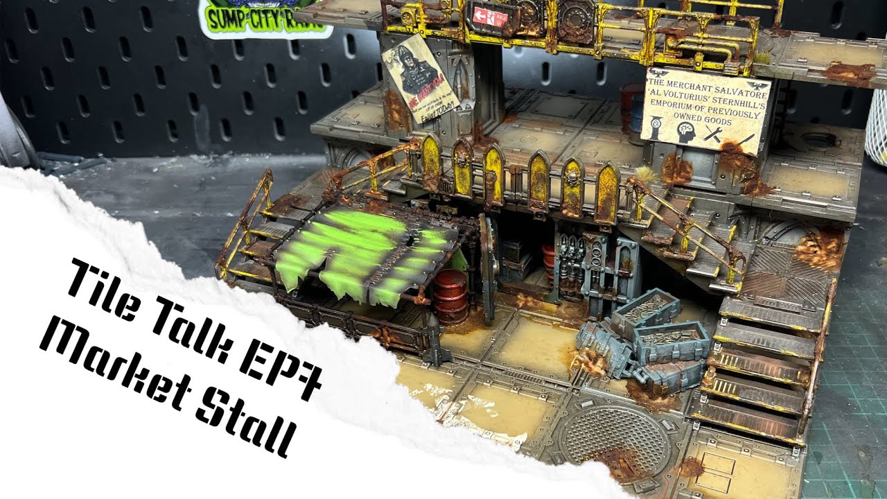 Necromunda Table - Tile Talk Ep7 Market Stall - YouTube
