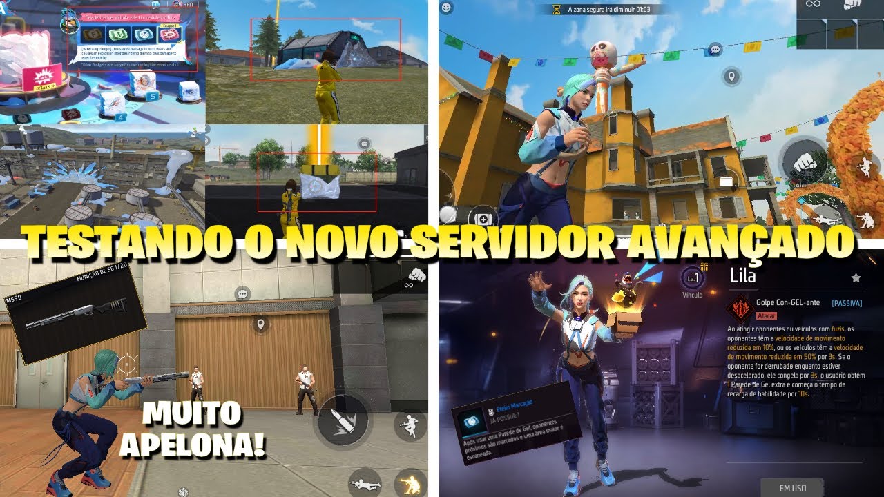 TESTANDO TUDO DO NOVO SERVIDOR AVANÇADO OB46!! CONFIRA TODAS AS ...