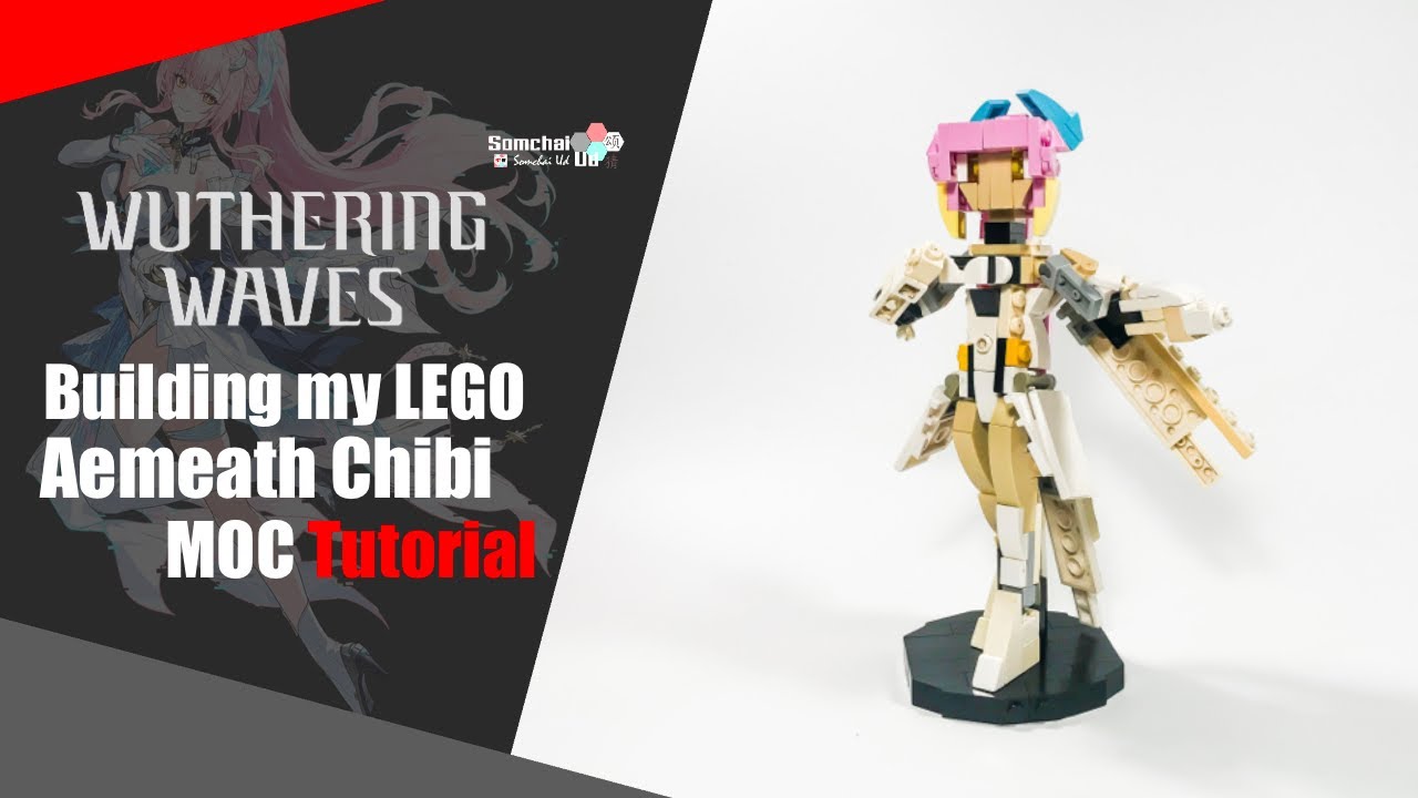 LEGO Wuthering Waves Aemeath Figure MOC Tutorial | Somchai Ud - YouTube