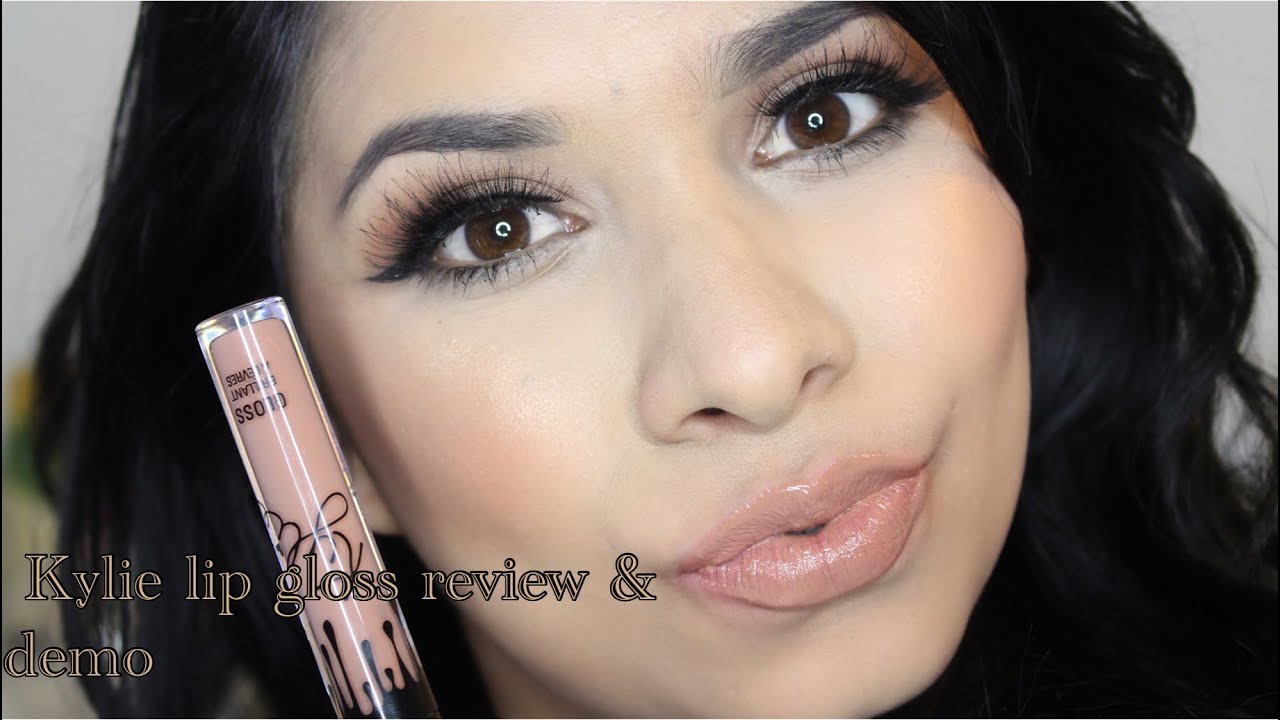 Kylie Cosmetics Lip Gloss Review & Demo - YouTube