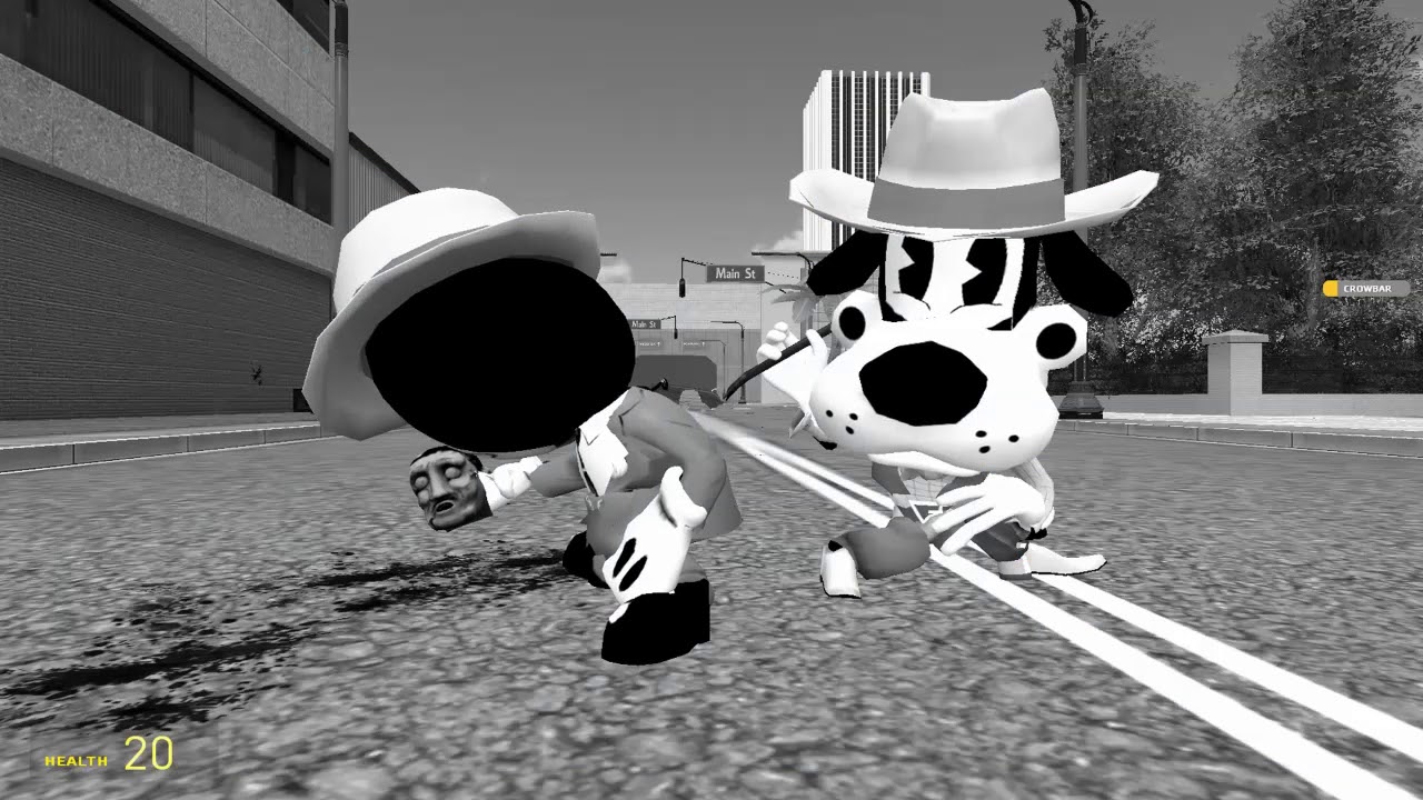 Bendy Nightmare Run GMOD Crazy Taxi - YouTube