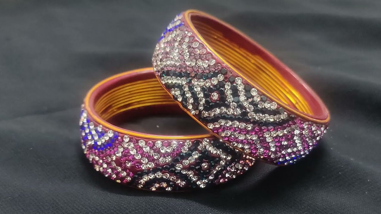 The craft of making lac bangles - YouTube