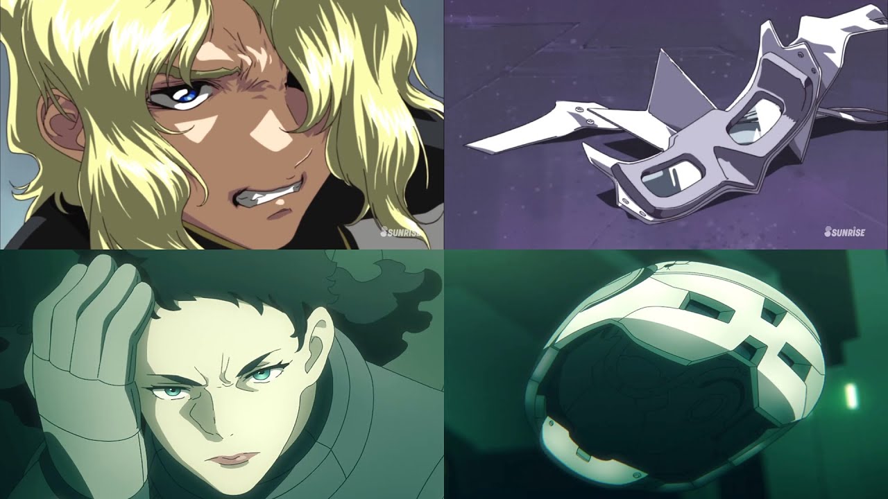 Rau & Prospera lose Mask (Gundam Witch From Mercury EP23)[ガンダム 水星の魔女 ...