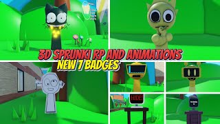 3d Sprunki Rp And Animations How To Get All 4 New Sprunki Badges And ...