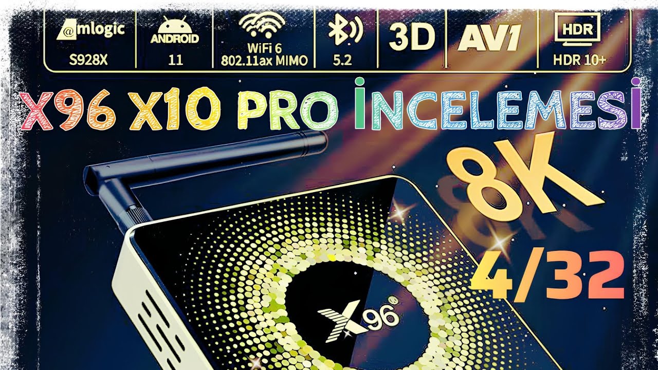 X96 X10 Pro 4/32 S928X 8K İncelemesi - YouTube