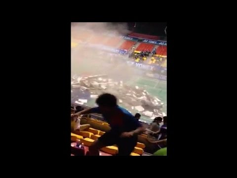 Vietnam stadium cave-in blamed on 'pitiful' building - YouTube