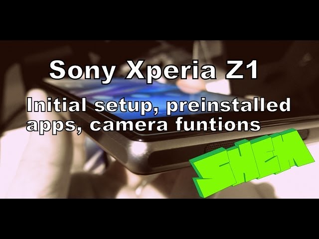 Xperia Z1 Camera App