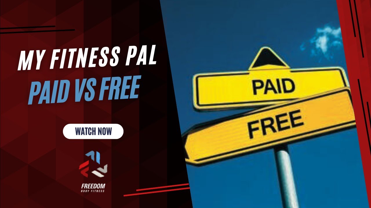 Paid Versoin vs Free Version My Fitness Pal - YouTube