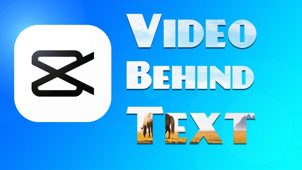 CapCut Video behind Text | CapCut pc Tutorial - YouTube