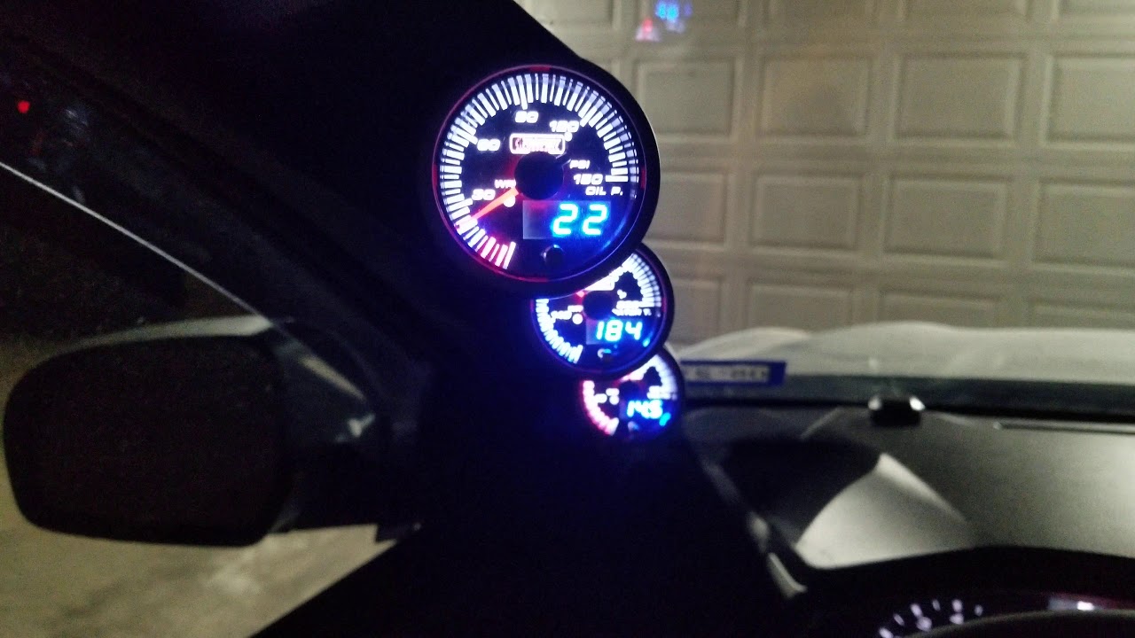 2011 Subaru Outback 3.6R Prosport JDM Gauges - YouTube
