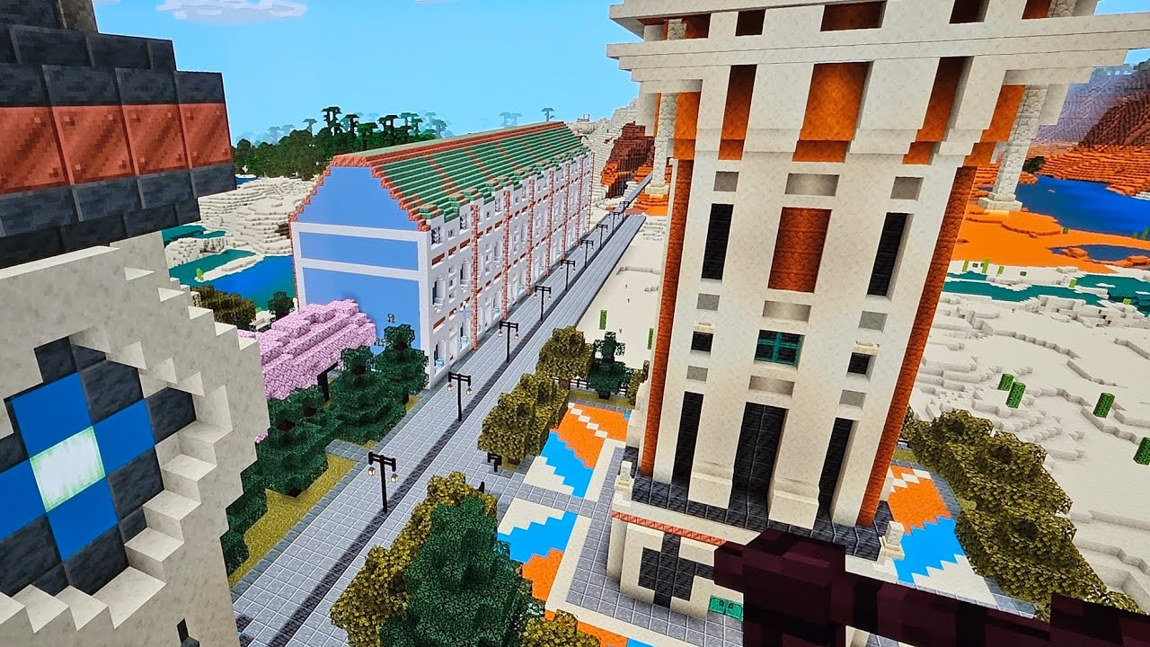 The Streets of Piltover!Minecraft creative,PS5 gameplay nomods. - YouTube